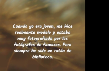 Cuando yo era joven, me hice realmente m